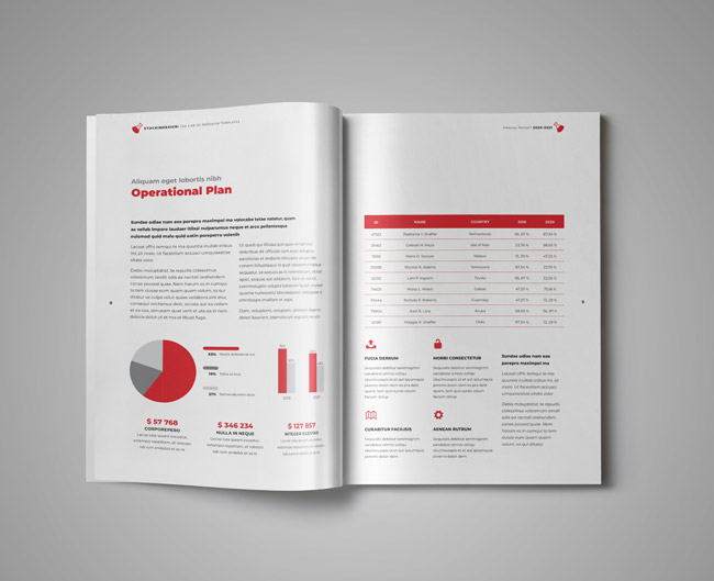Indesign Annual Report Templates Free Download