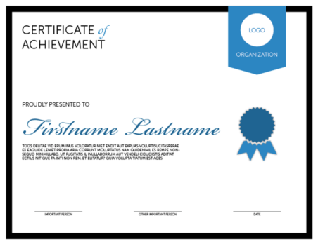 InDesign Template: Certificates | CreativePro Network