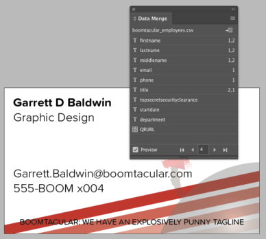 InDesign Template: Data Merge | CreativePro Network