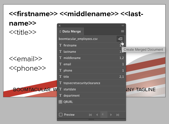 InDesign Template: Data Merge | CreativePro Network