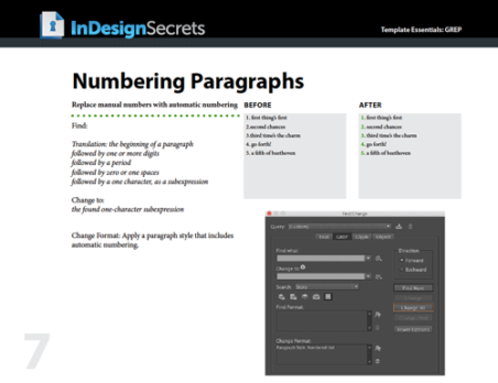InDesign Template Essentials: GREP Queries | CreativePro Network