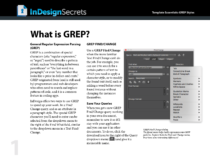 InDesign Template Essentials: GREP Styles | CreativePro Network