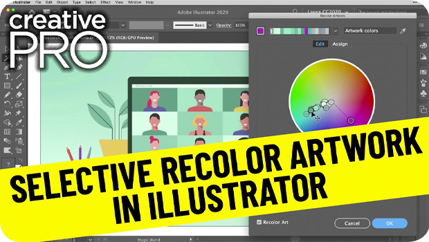 CreativePro Video: Selective Recolor Artwork in Illustrator ...