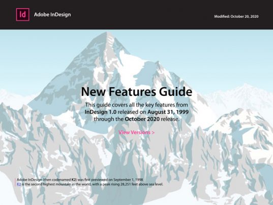 New Features Guide for InDesign 2021 | CreativePro Network