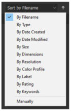 Sort Files with Adobe Bridge