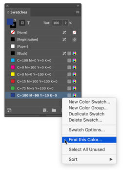 Finding Colors Faster in InDesign | CreativePro Network