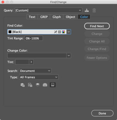 Finding Colors Faster in InDesign | CreativePro Network
