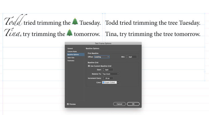 Understanding InDesign’s Text Frame Options