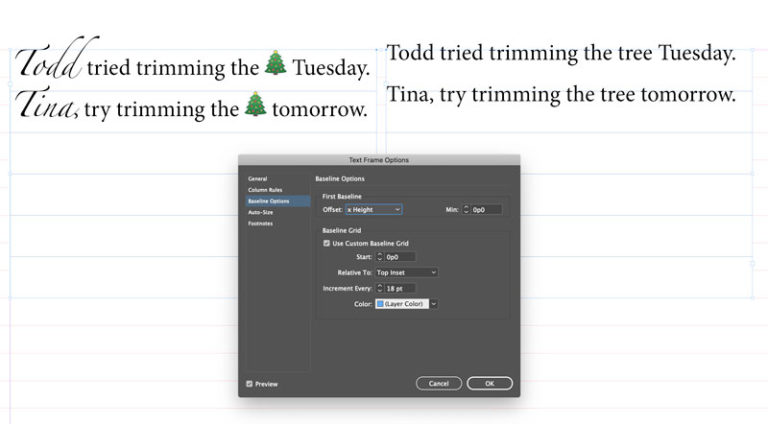 Understanding InDesign’s Text Frame Options