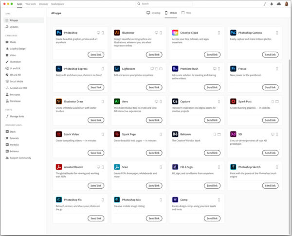 Adobe Mobile Apps for Designers