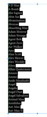 Sorting Text in InDesign | CreativePro Network