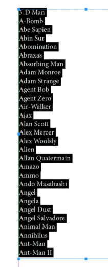 Sorting Text in InDesign | CreativePro Network