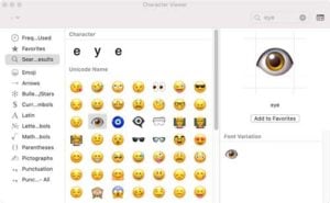Using the Character Viewer on macOS | CreativePro Network