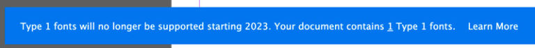 How to Tell Which Files Use Type 1 PostScript Fonts | CreativePro Network