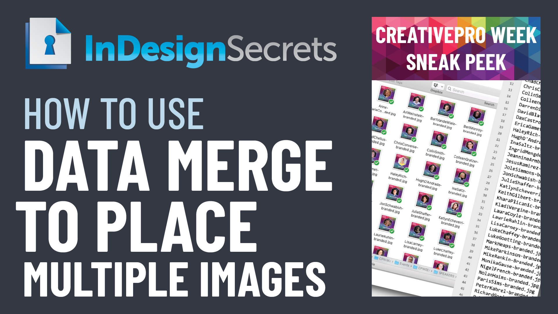 InDesign How To Use Data Merge To Place Multiple Images CreativePro 