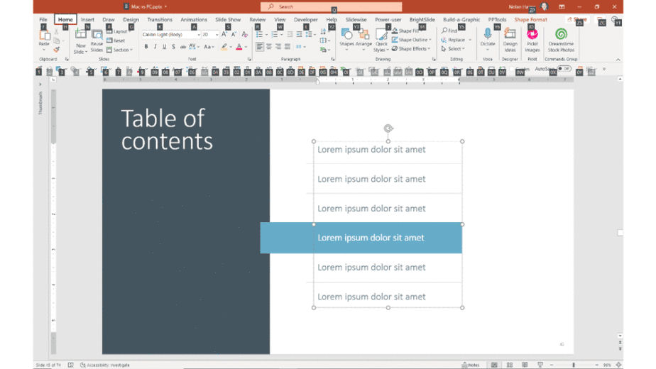 PowerPoint Mac vs. PC: A Top 15 list | CreativePro Network
