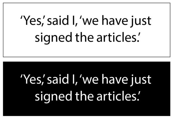 Working with Reversed Text in InDesign