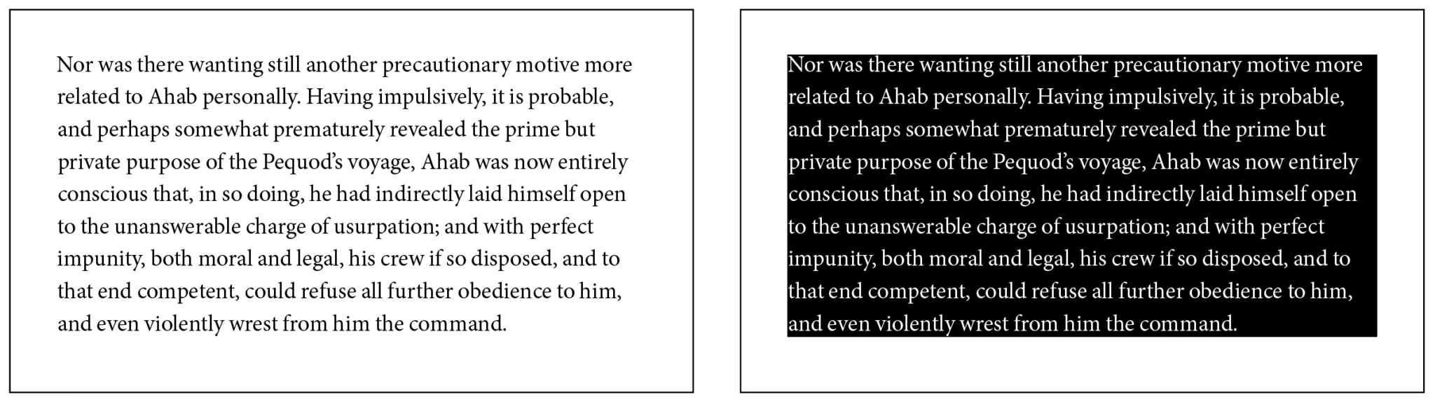 Working with Reversed Text in InDesign