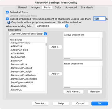 How to Prevent Problems with PostScript Type 1 Fonts in EPS and PDF Files