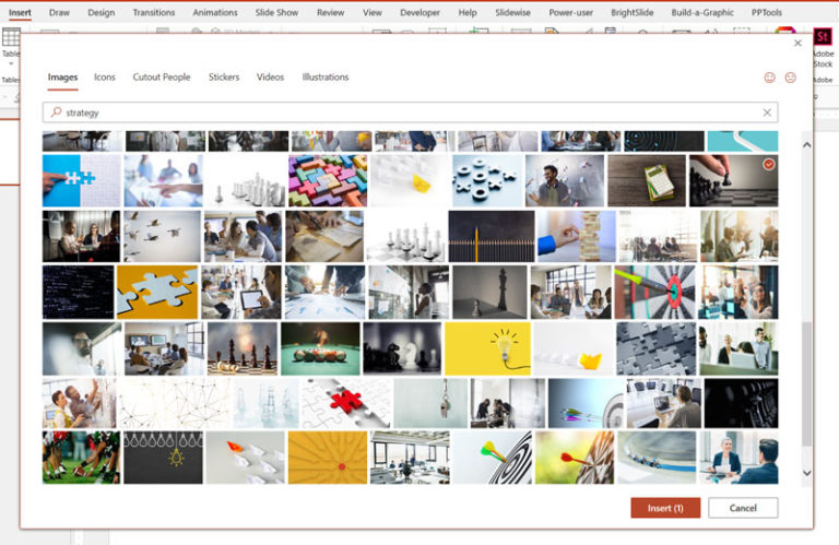How to Find and Insert Stock Imagery in PowerPoint