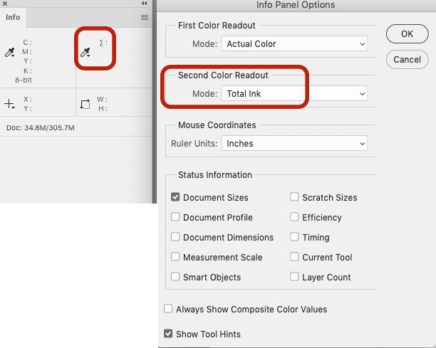 Reducing Total Ink with Selective Color Adjustments in Photoshop