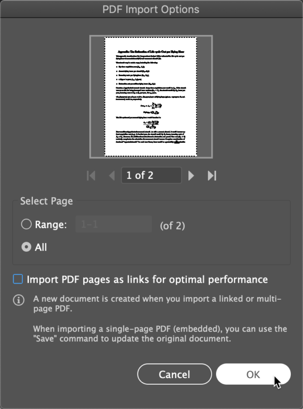 How to Get Equations from Microsoft Word into InDesign
