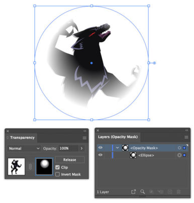 Masking Artwork in Illustrator