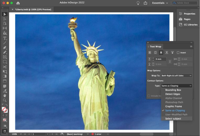 How to Use Subject-Aware Text Wrap in InDesign