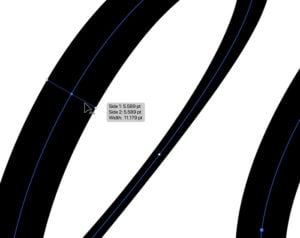 Using the Width Tool in Illustrator