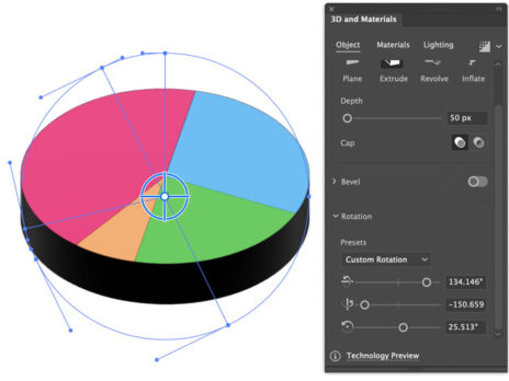 How to Create a 3D Pie Chart in Illustrator | CreativePro Network