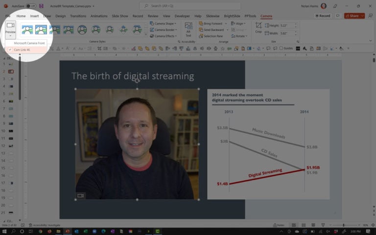 Put Yourself in Your Slides with PowerPoint’s Cameo Feature | CreativePro Network