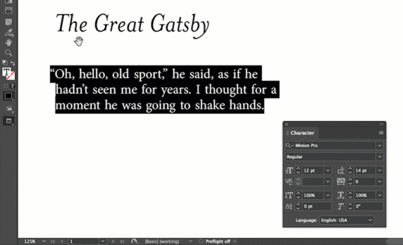 InDesign Tip: Keyboard Shortcuts for Positioning Text