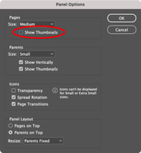 InDesign Tip: Customize the Pages Panel