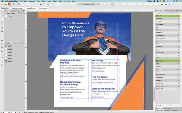 Transitioning from InDesign to Affinity Publisher: First Steps