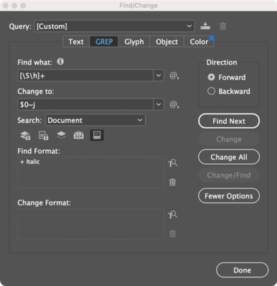 How to Find and Fix Partially Italic Words with GREP | CreativePro Network