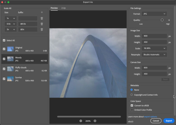 Exporting Web Graphics from Photoshop