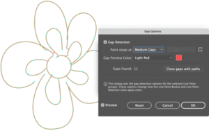 Live Paint in Illustrator