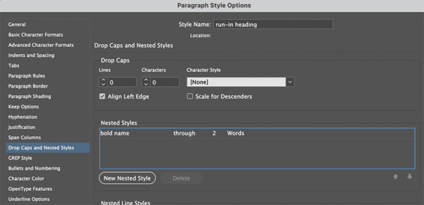 Extending InDesign Nested Styles for Exceptions | CreativePro Network