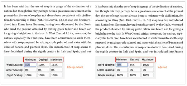 Spacing Type in InDesign
