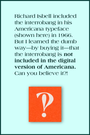 The Interrobang Is 60?! | CreativePro Network