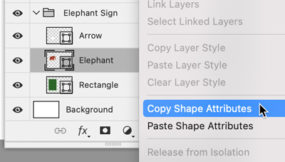 How to Copy Shape Formatting in Photoshop