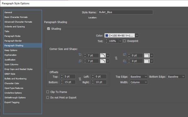 Making Bulleted Text Without Bullets in InDesign | CreativePro Network