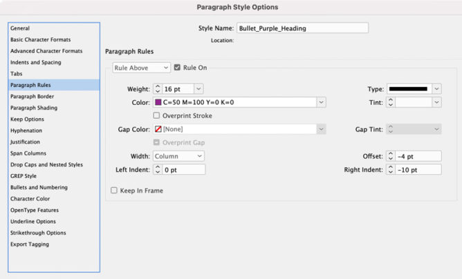 Making Bulleted Text Without Bullets in InDesign | CreativePro Network