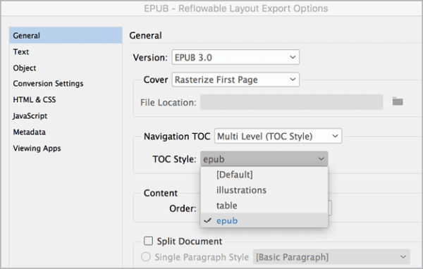 Building Accessible EPUBs with InDesign