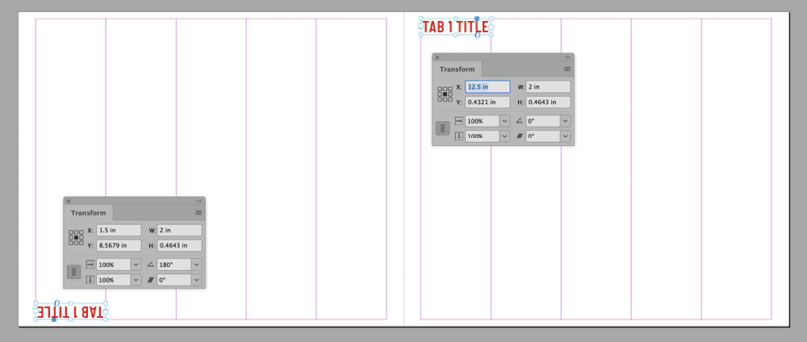 Building a Template for Tabbed Documents in InDesign