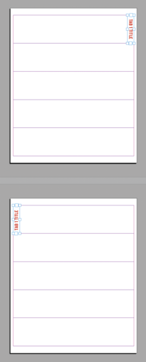 Building a Template for Tabbed Documents in InDesign