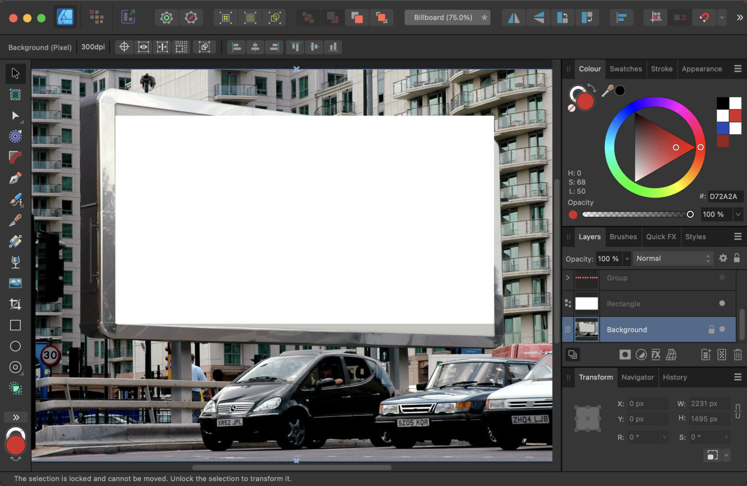 Warping Artwork in Affinity Designer