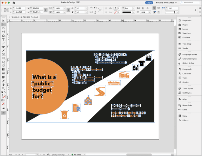From PowerPoint to InDesign