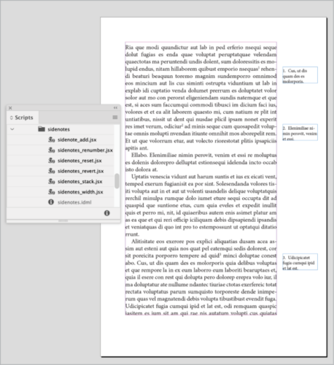 Peter Kahrel’s Long Document Scripts for InDesign