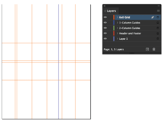 Using Layers in InDesign